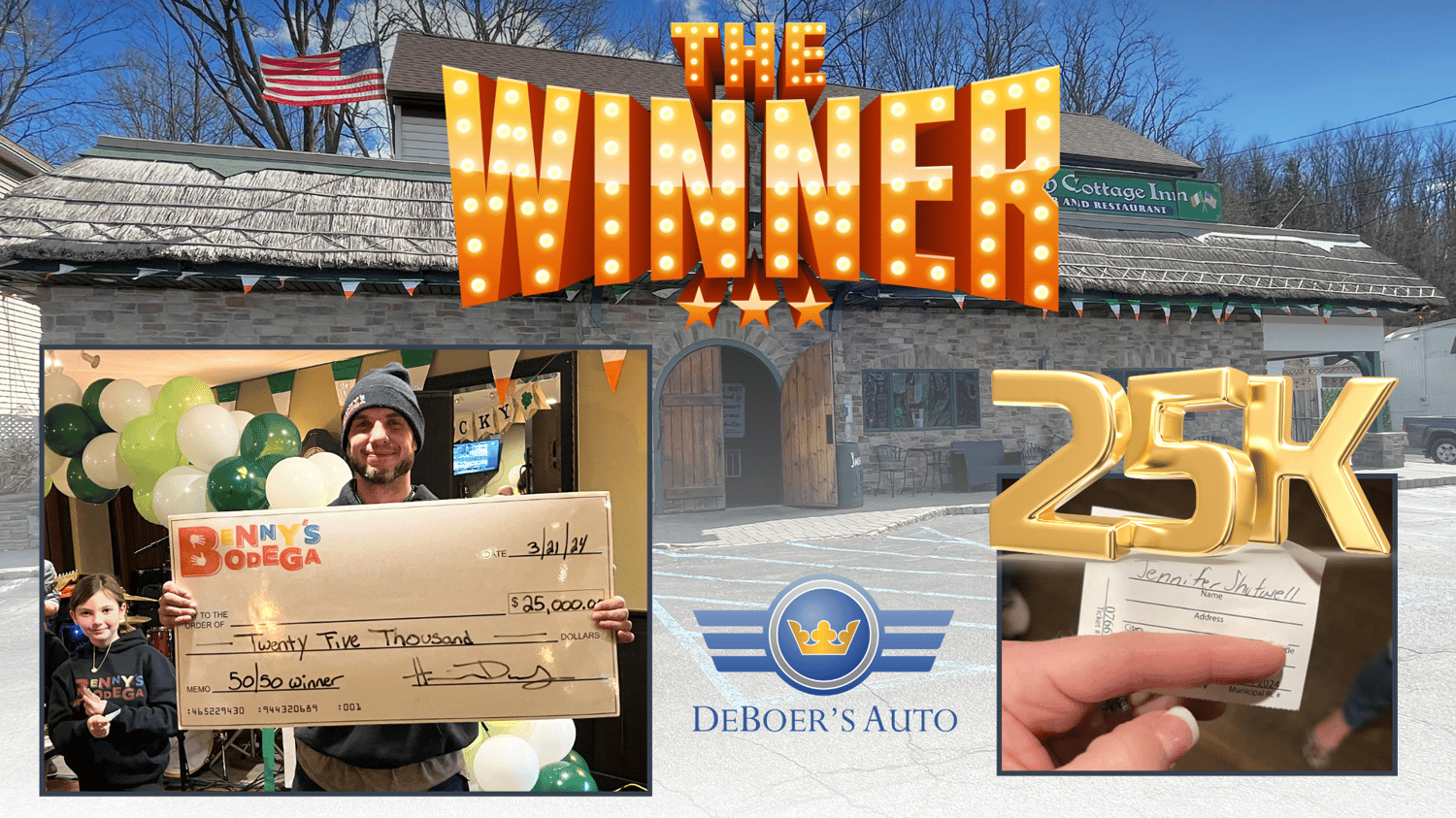 Community Generosity: $25k Each for Winner and Bodega